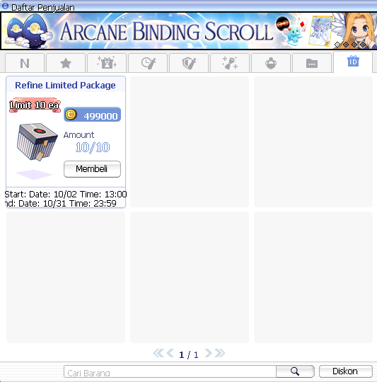 Ragnarok Classic | Monthly Sale: Refine package